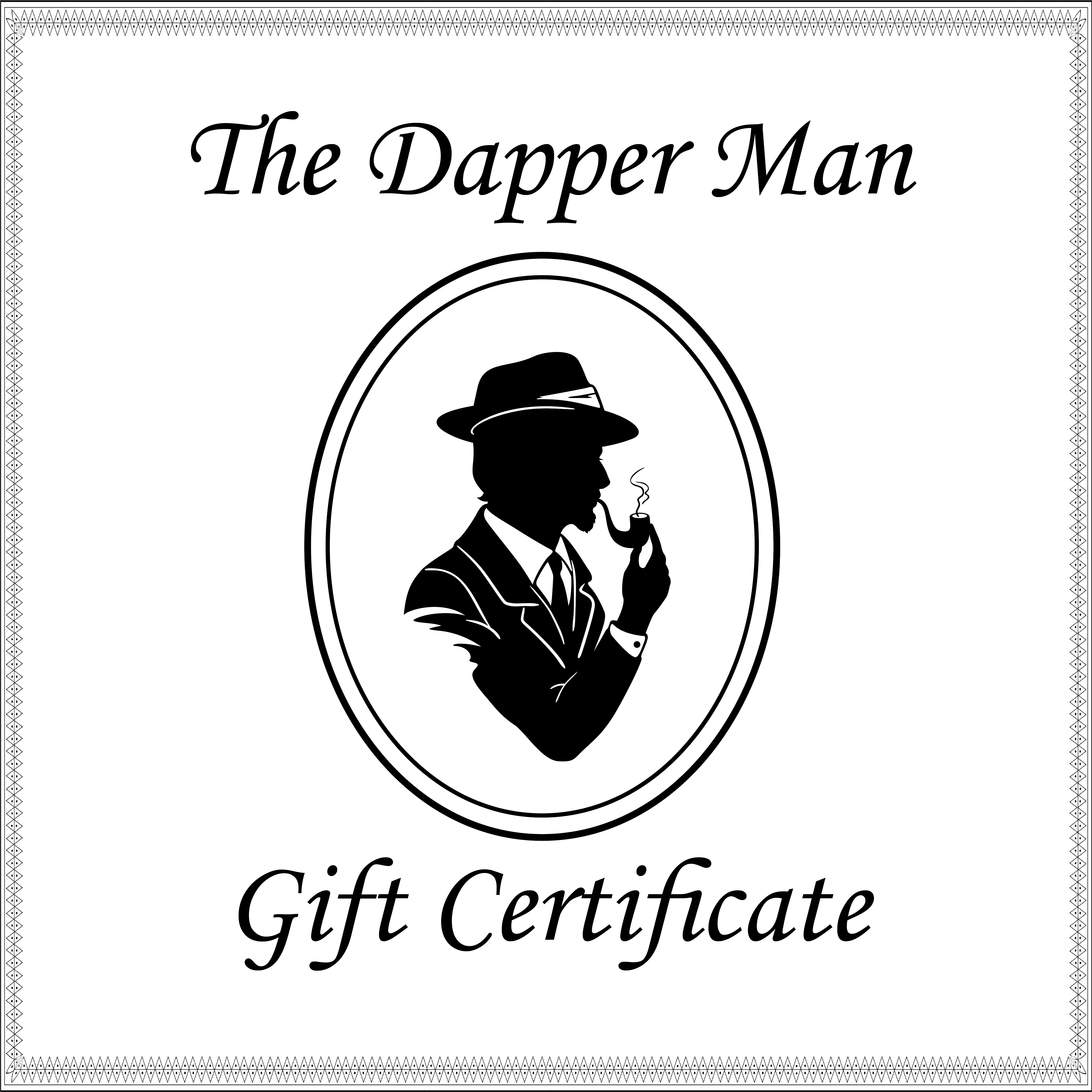 Gift Certificate 2024 | The Dapper Man